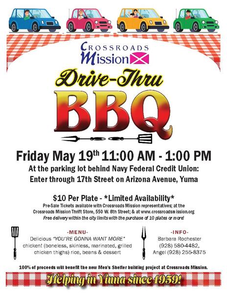 Drive-Thru BBQ for Crossroads Mission - Family Friendly KCFY 88.1 FM