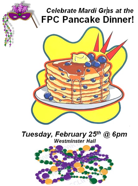 Mardi Gras - 'Fat Tuesday Pancake Dinner' - Family Friendly KCFY 88.1 FM