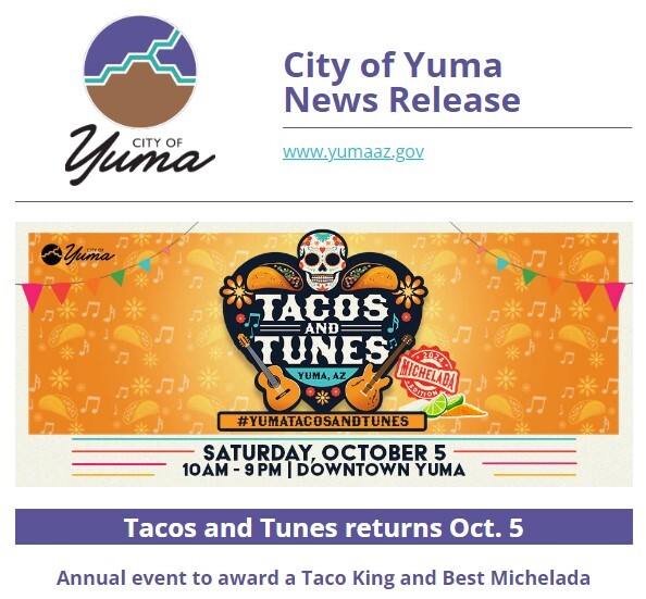 Tacos and Tunes returns to Downtown Yuma - Family Friendly KCFY 88.1 FM
